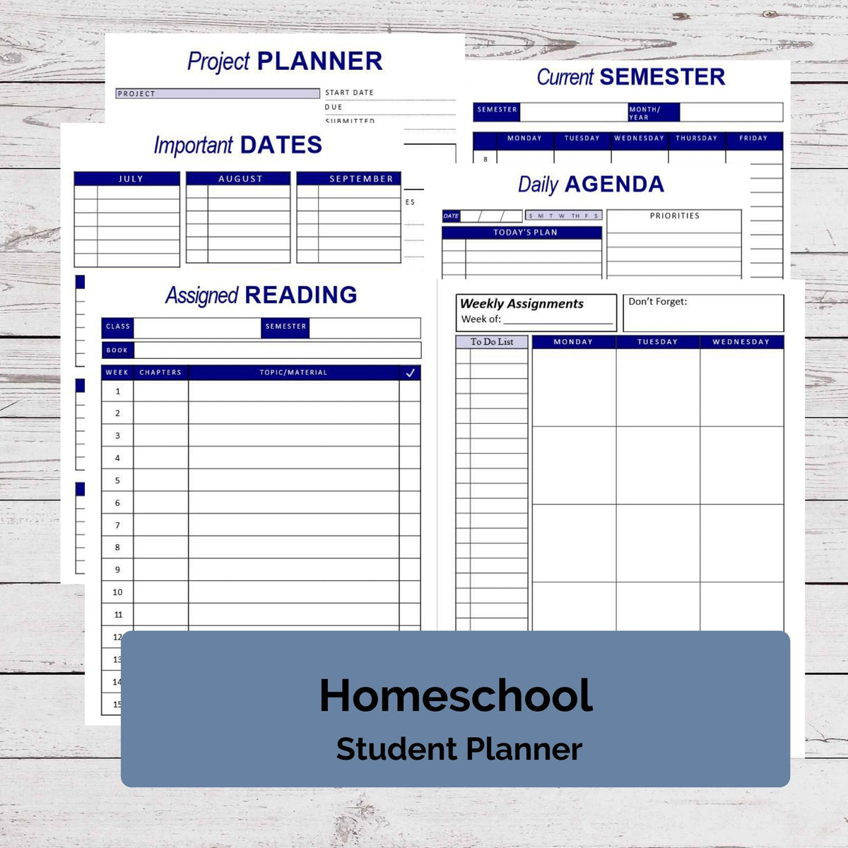 Homeschool Student Planner – Smart Mom Life