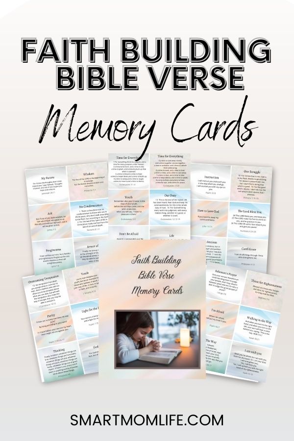 Faith Building Bible Verse Memory Cards – Smart Mom Life